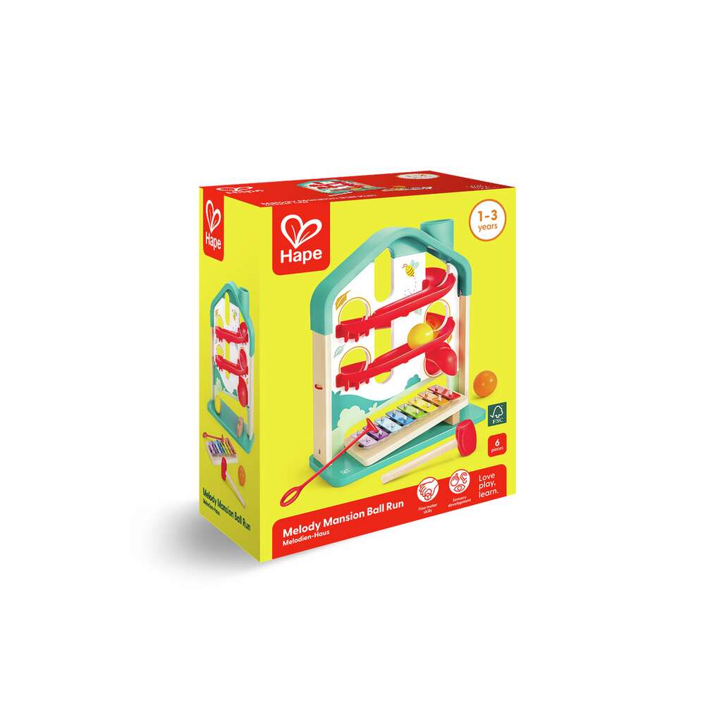 Hape Melody Mansion Ball Run — The Village Toy Shop